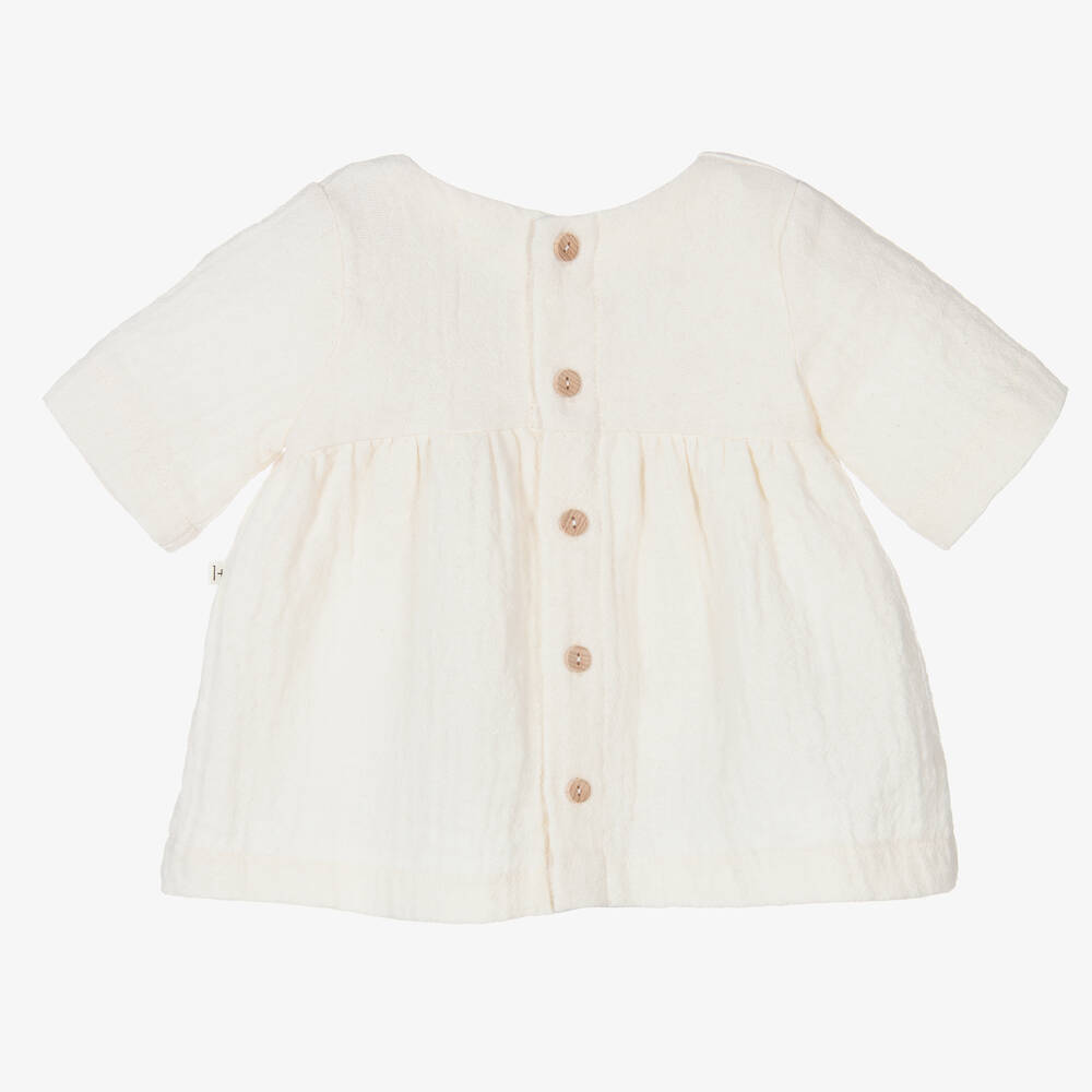 1 + in the family - Baby Girls Ivory Dress | Childrensalon Outlet