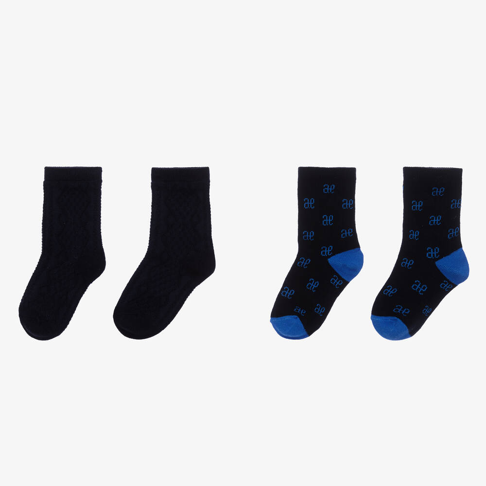 Boys navy socks store