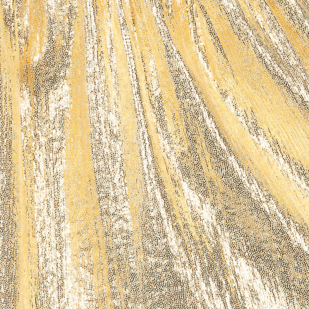 AIGNER - Robe ivoire et dorée en lurex fille | Childrensalon Outlet