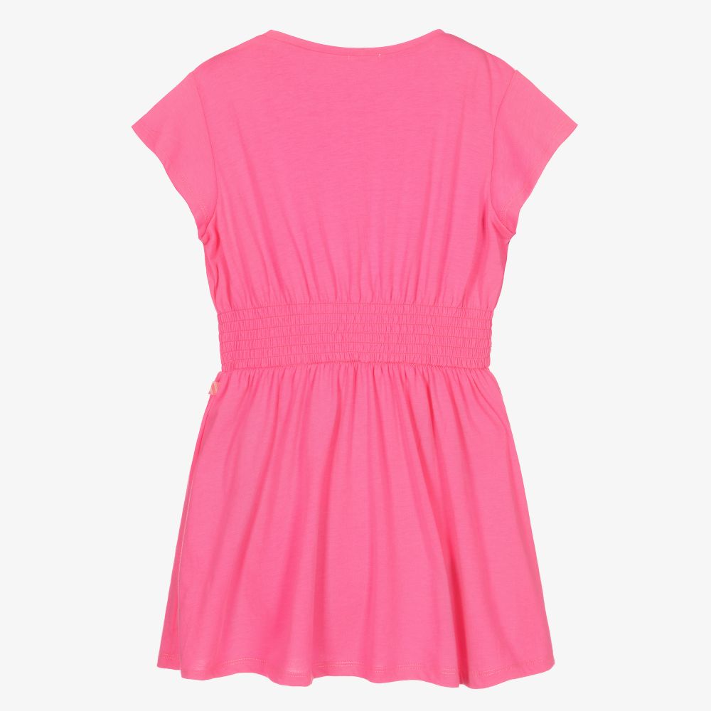 Billieblush - Girls Neon Pink Rainbow Dress | Childrensalon Outlet