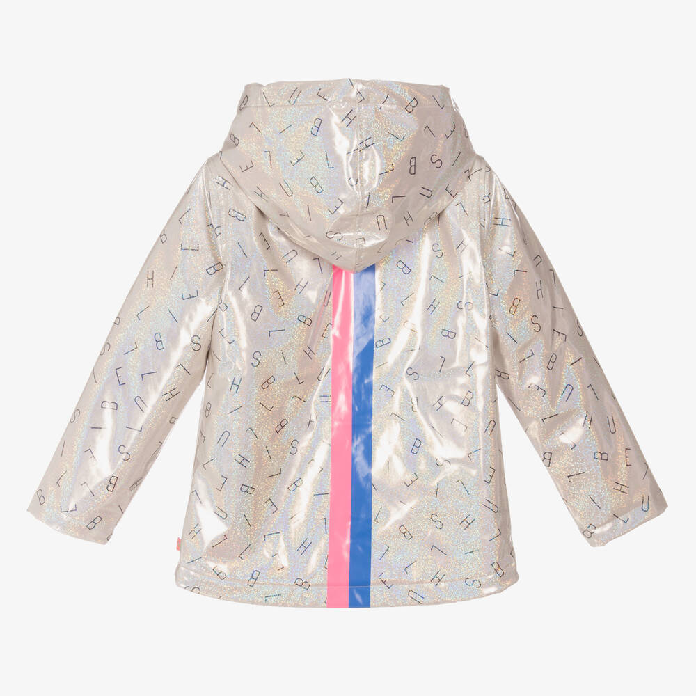 Billieblush - Girls Sparkly Silver Coat | Childrensalon Outlet