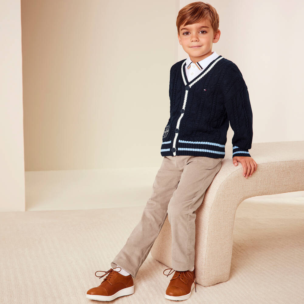 BOSS - Boys Classic White Polo Shirt | Childrensalon Outlet