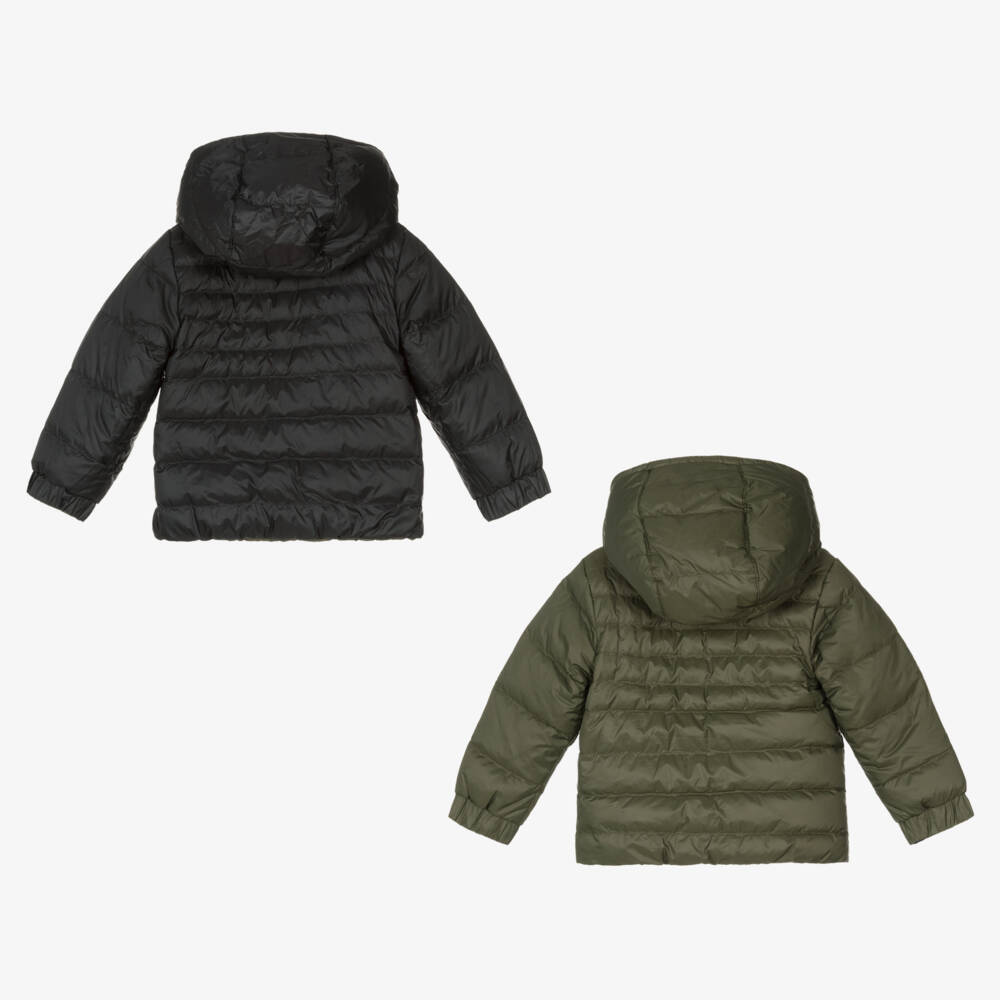BOSS - Boys Green Reversible Jacket | Childrensalon Outlet