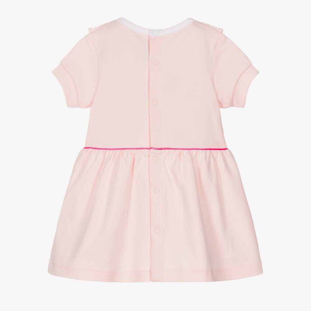 BOSS - Rosa Baumwollkleid für Mädchen | Childrensalon Outlet
