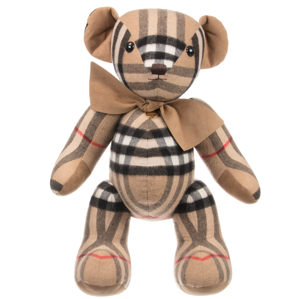 Burberry - Cashmere Thomas Bear (50cm) | Childrensalon Outlet