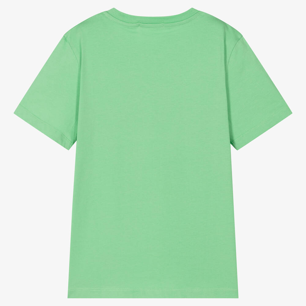 Calvin Klein Jeans - Teen Boys Green Monogram Logo T-Shirt ...
