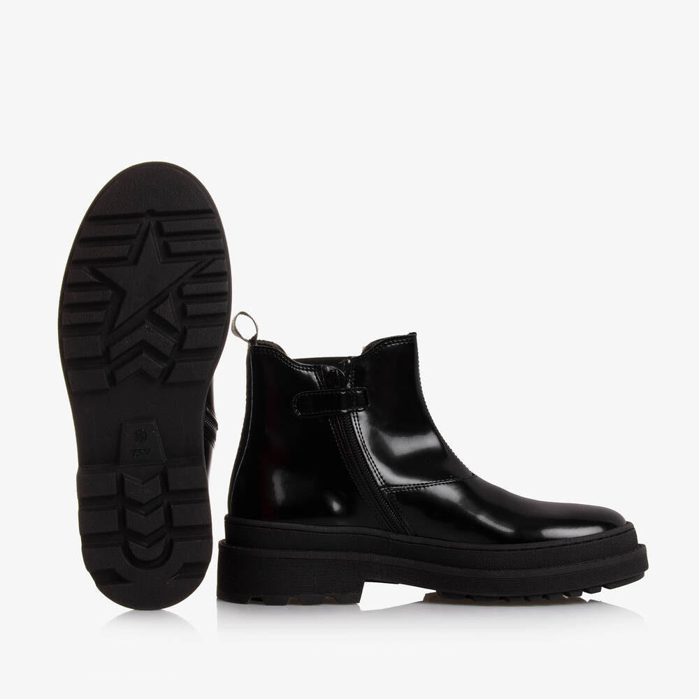 Calvin Klein - Teen Girls Black Chelsea Boots | Childrensalon Outlet