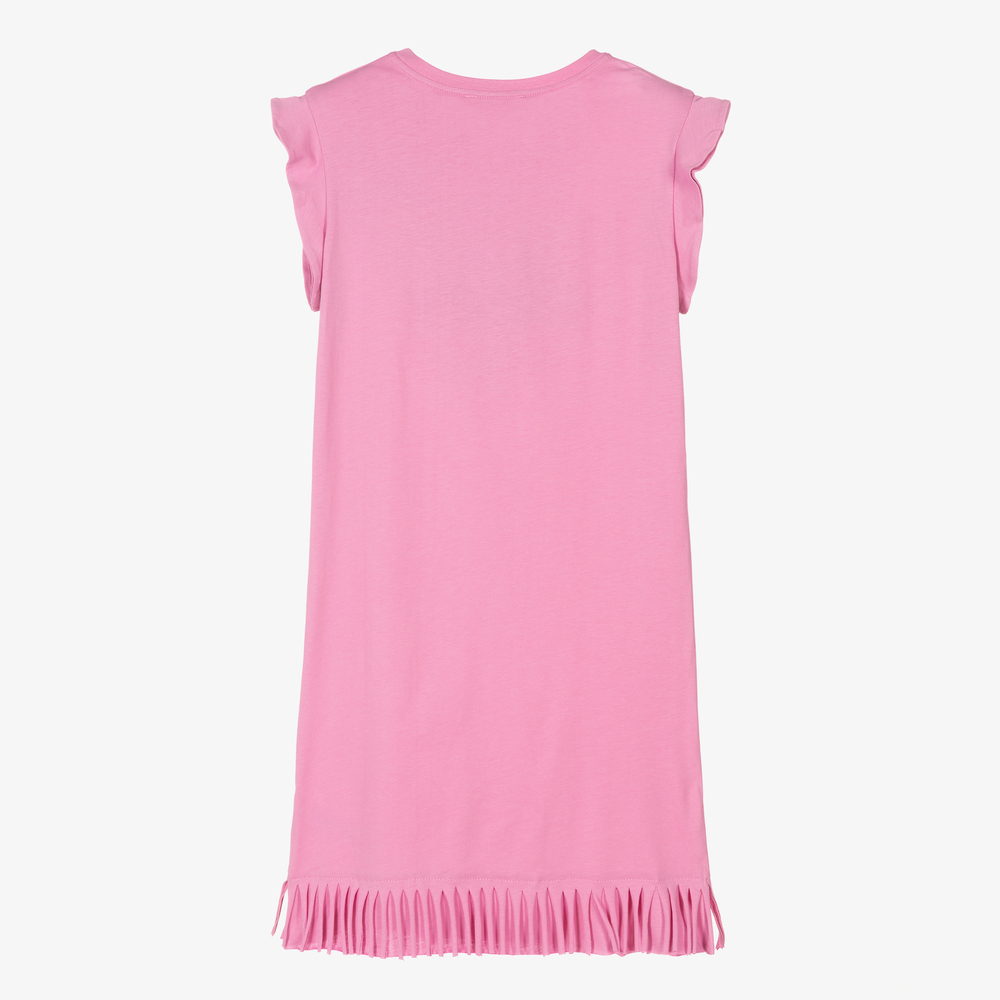 Chloé - Teen Pink Hearty Logo Dress | Childrensalon Outlet Chloé - Teen Pink Hearty Logo Dress | Childrensalon Outlet
