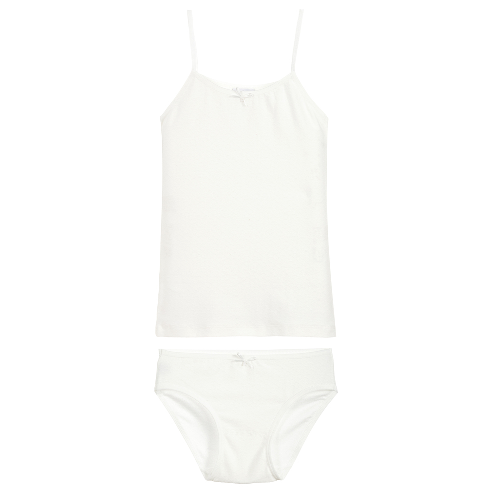 Diacar - Cotton Vest & Knickers Set | Childrensalon Outlet
