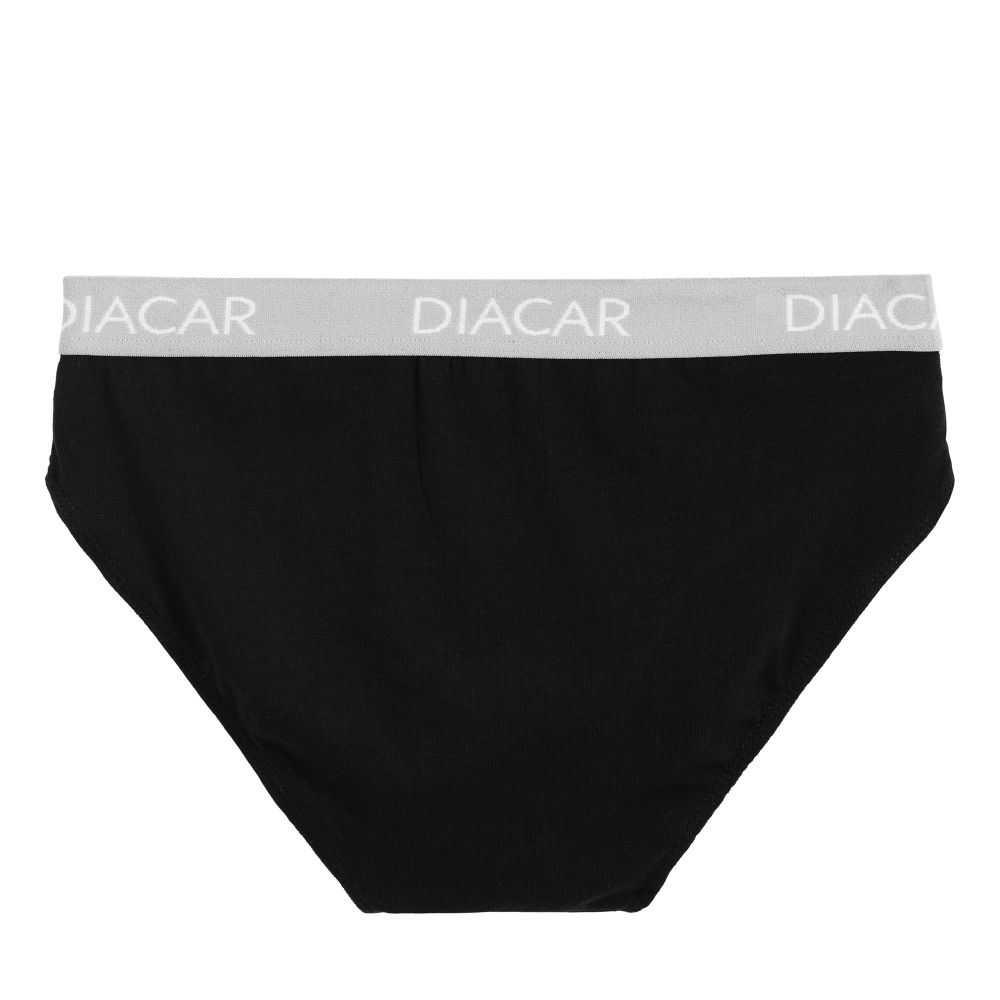 Diacar - سروال داخلي قطن لون أسود للبنات | Childrensalon Outlet