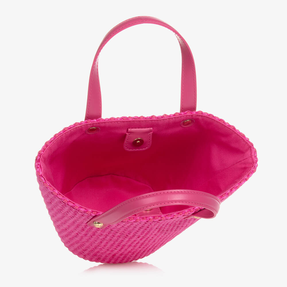 Dolce & Gabbana - Girls Pink Crossover DG Basket Bag (25cm ...