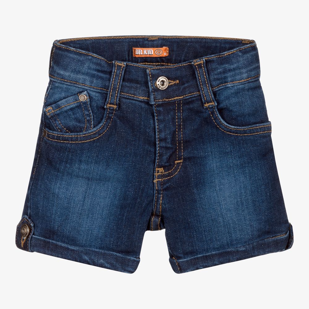 Dr. Kid - Girls Blue Denim Shorts | Childrensalon Outlet