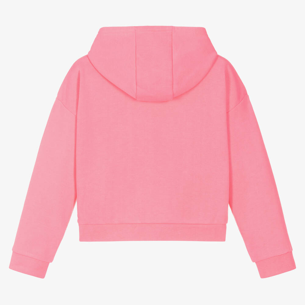 Elle - Girls Pink Zip-Up Top | Childrensalon Outlet