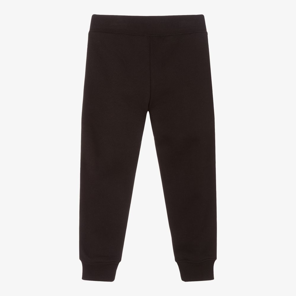 Emporio Armani - Boys Black Cotton Joggers | Childrensalon Outlet Emporio Armani - Boys Black Cotton Joggers | Childrensalon Outlet