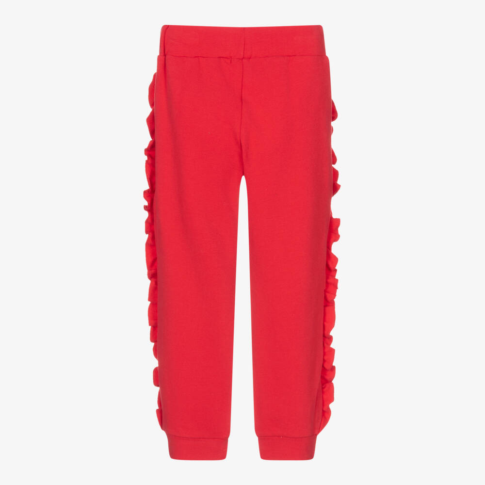 Everything Must Change - Girls Red Cotton Joggers | Childrensalon Outlet