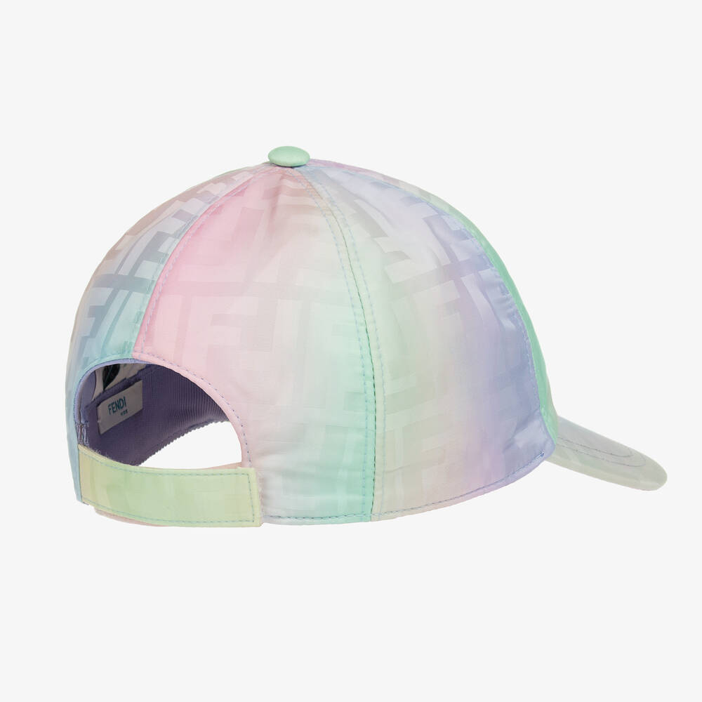 Fendi - Mehrfarbiges FF Cap für Mädchen | Childrensalon Outlet