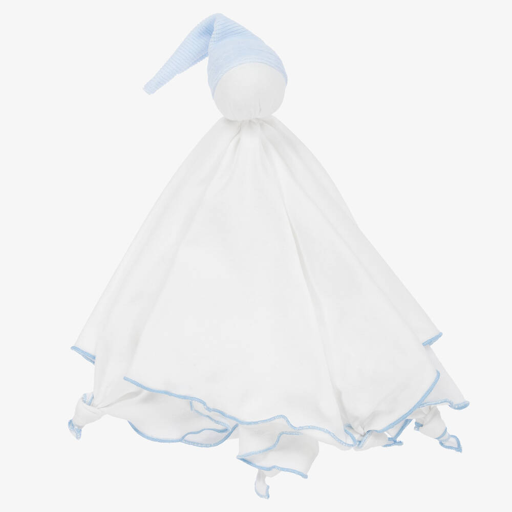 FS Baby - Boys White Organic Cotton Doudou (41cm) | Childrensalon Outlet