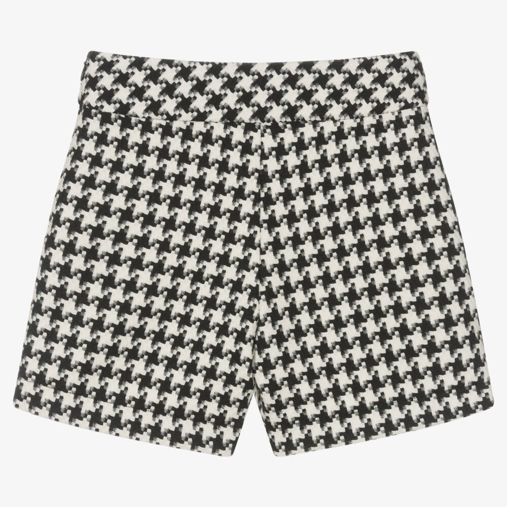 Giamo - Girls Houndstooth Shorts | Childrensalon Outlet