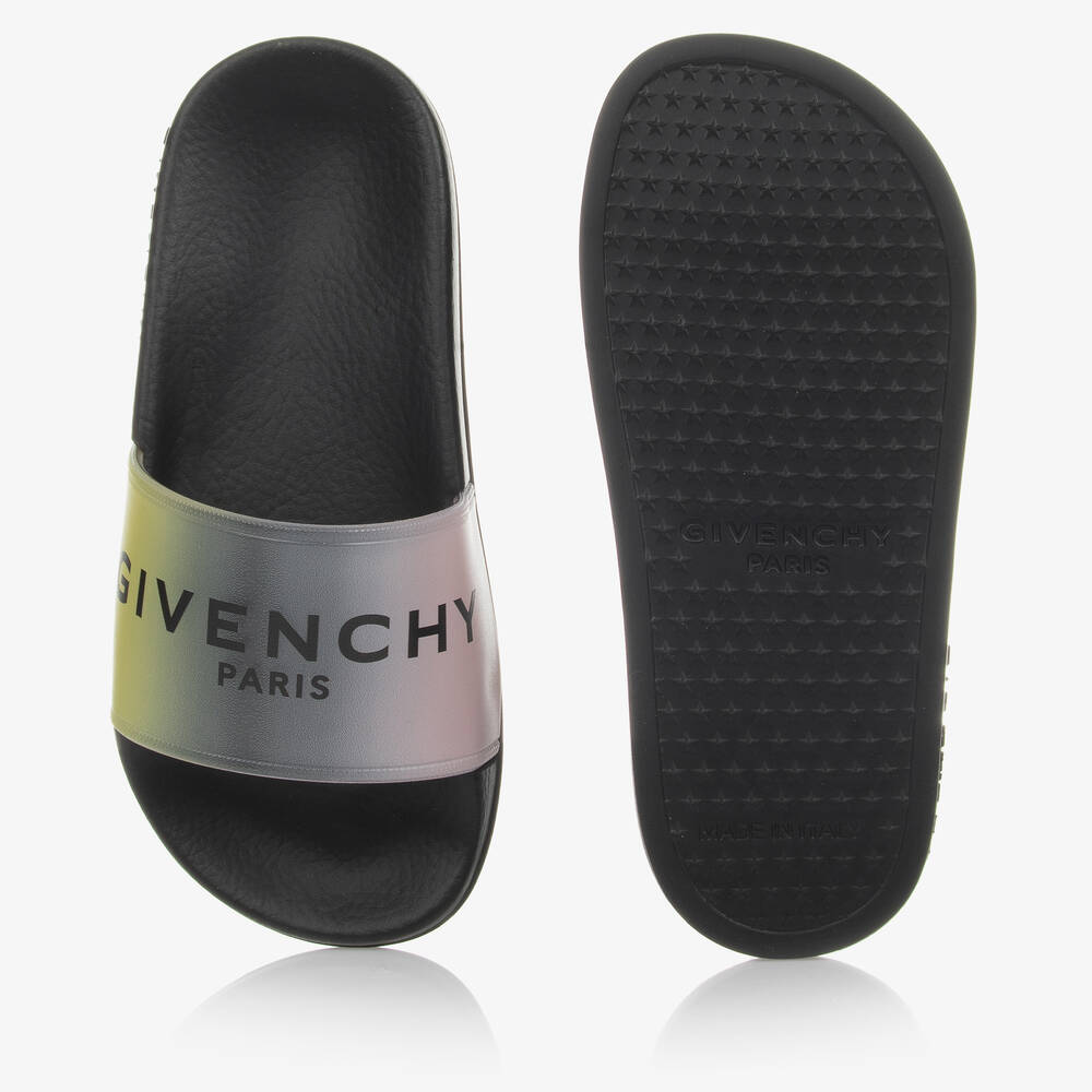Givenchy - Multi-Toned Logo Sliders | Childrensalon Outlet