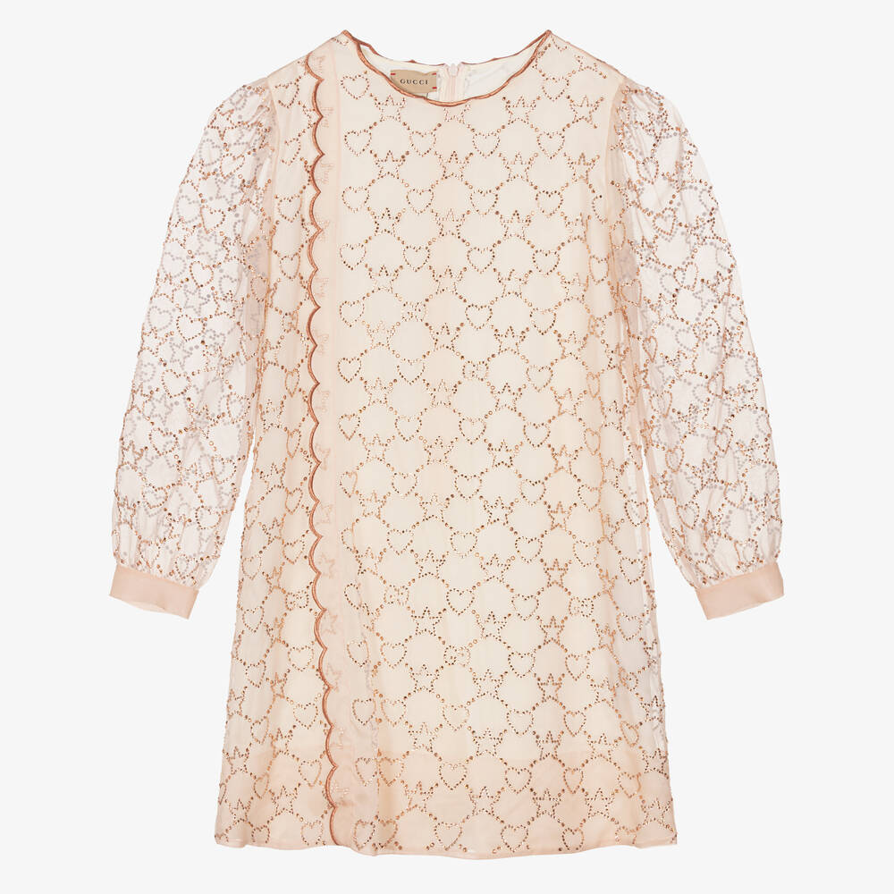 Gucci - Robe en organza de soie Ado fille | Childrensalon Outlet