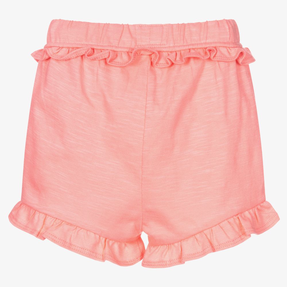 Hatley - Girls Pink Ruffle Shorts | Childrensalon Outlet