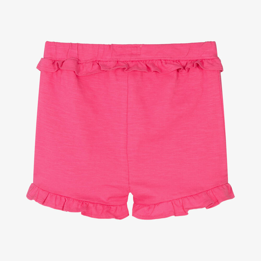 Hatley - Girls Pink Ruffle Shorts | Childrensalon Outlet
