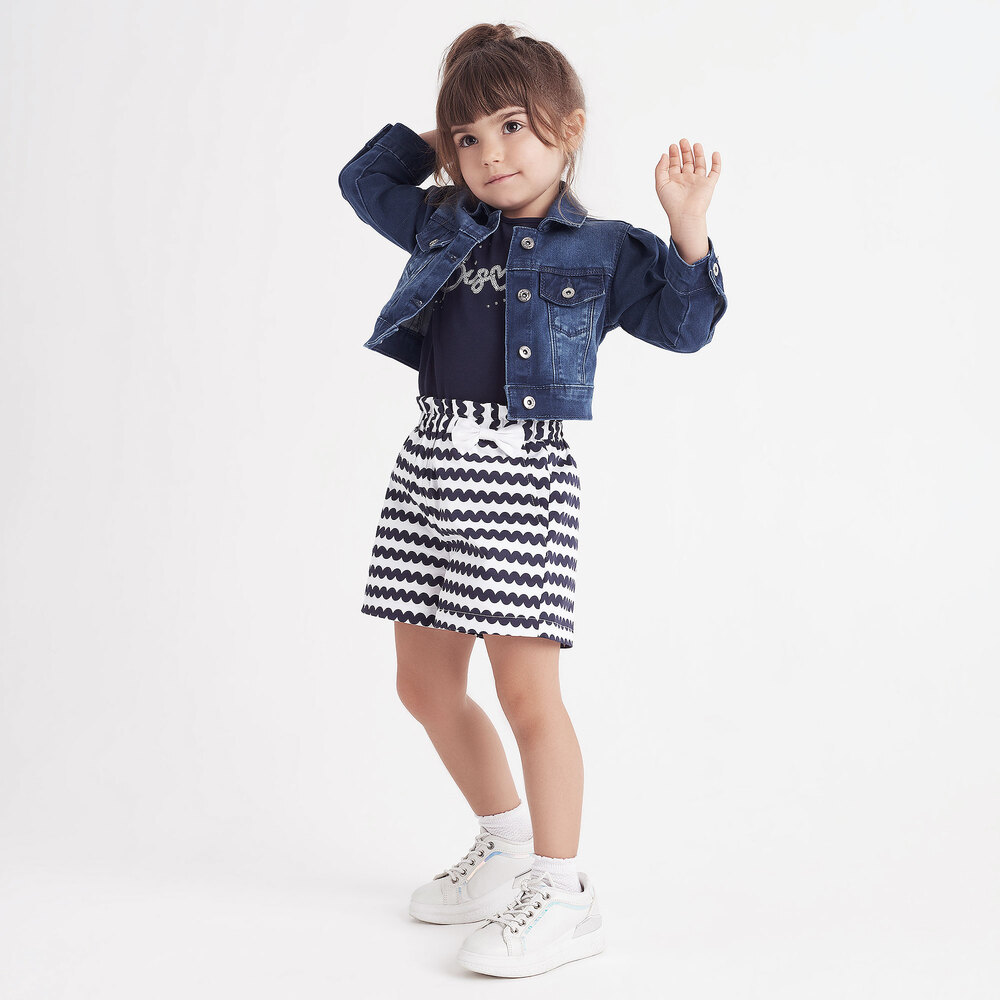 iDO Baby - Girls Blue Denim Jacket | Childrensalon Outlet