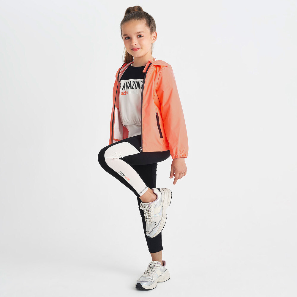 iDO Junior - Girls Pink Zip-Up Top | Childrensalon Outlet