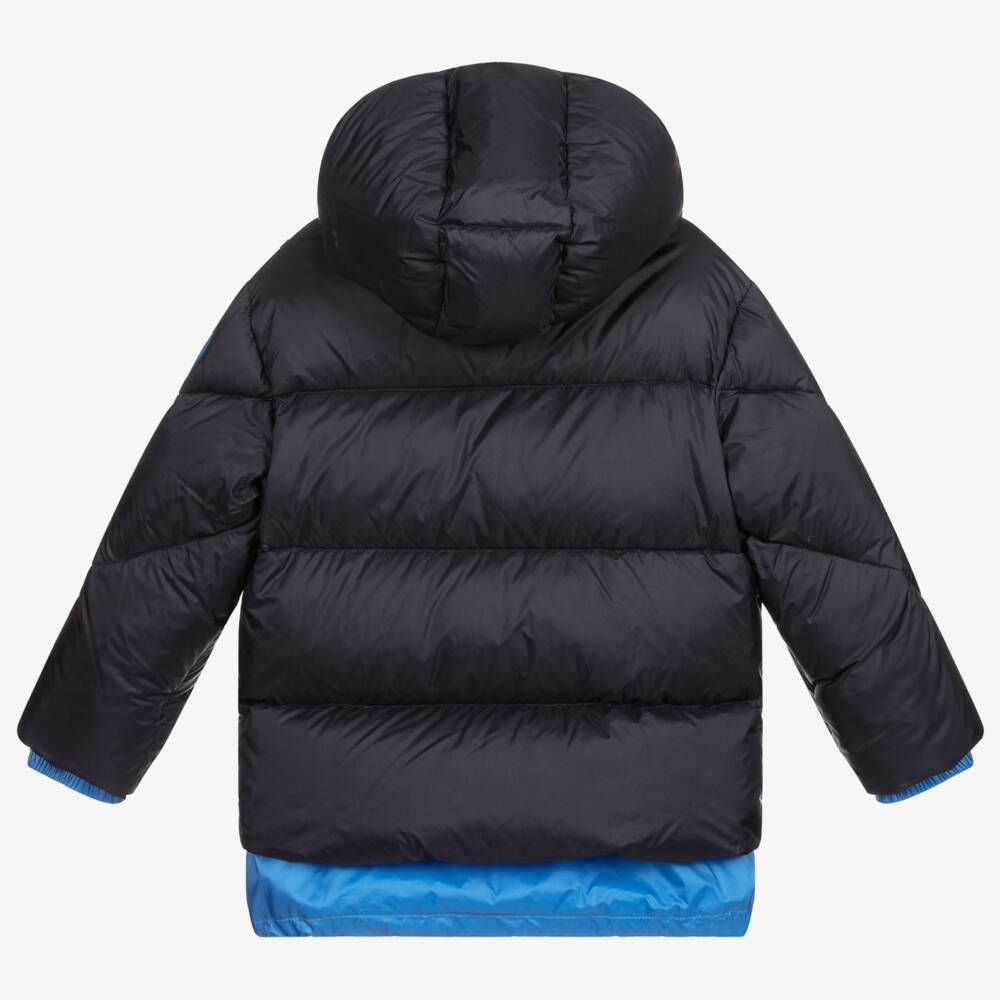 Il Gufo - Blue Down Padded Puffer Coat | Childrensalon Outlet