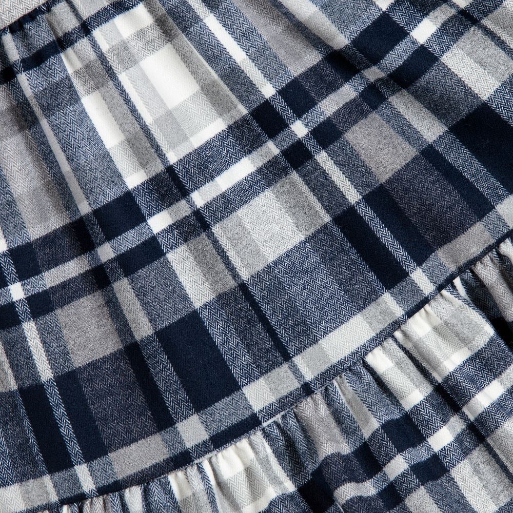 Il Gufo - Girls Blue Tartan Dress | Childrensalon Outlet