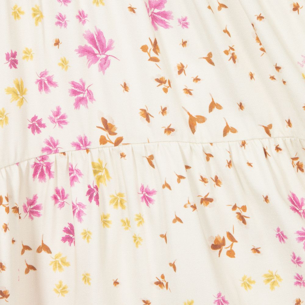 Il Gufo - Girls Ivory Floral Dress | Childrensalon Outlet