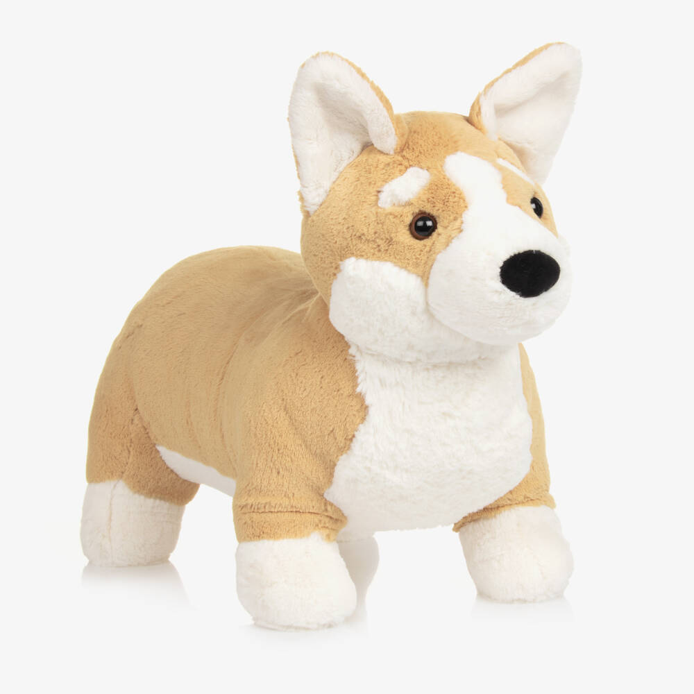 Jellycat - Boys Cuddly Ginger Corgi Plush | Childrensalon Outlet