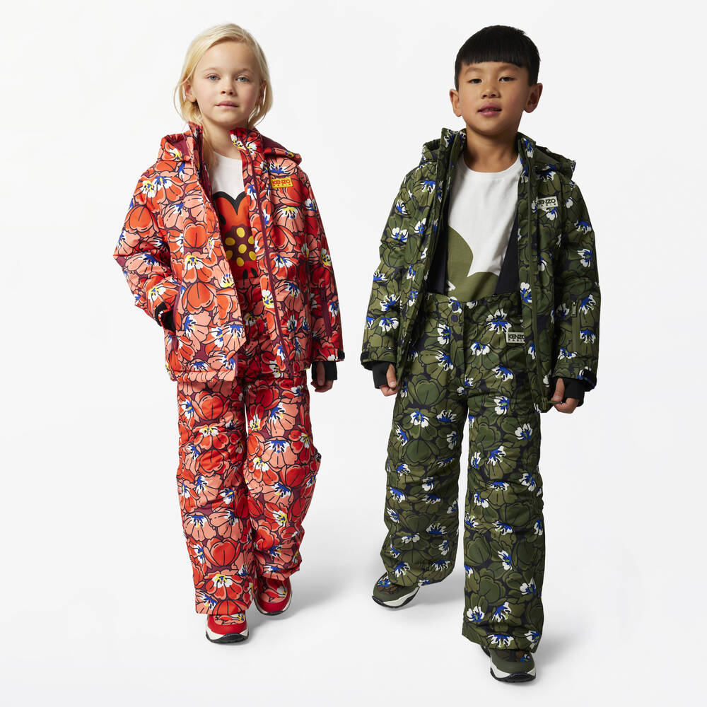 KENZO KIDS - Girls Ivory Cotton Boke Flower Sweatshirt | Childrensalon Outlet