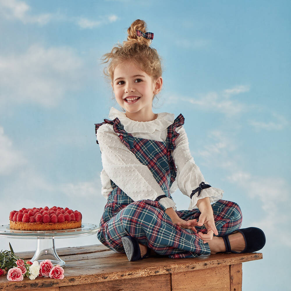 Kidiwi - Girls White Cotton Blouse | Childrensalon Outlet