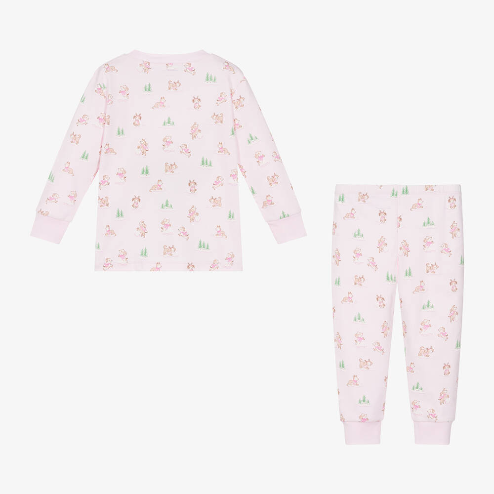 Kissy Kissy - Girls Pink Cotton Puppy Snowball Pranks Pyjamas ...