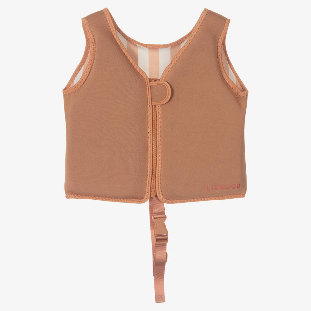 Liewood - Pink Logo Float Vest | Childrensalon Outlet