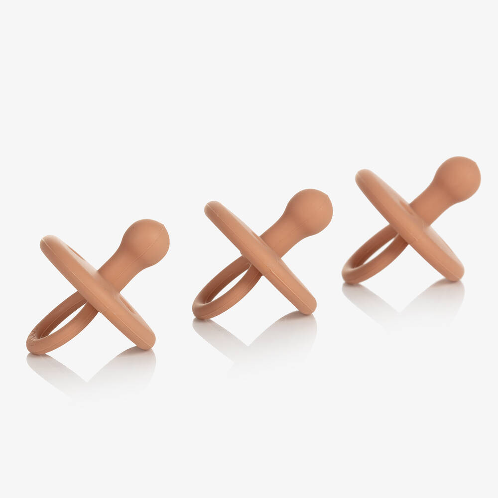 Liewood - Pink Silicone Dummies (3 Pack) | Childrensalon Outlet