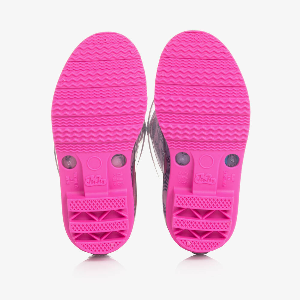 MARC JACOBS - Teen Girls Pink & Yellow Graphic Rain Boots ...