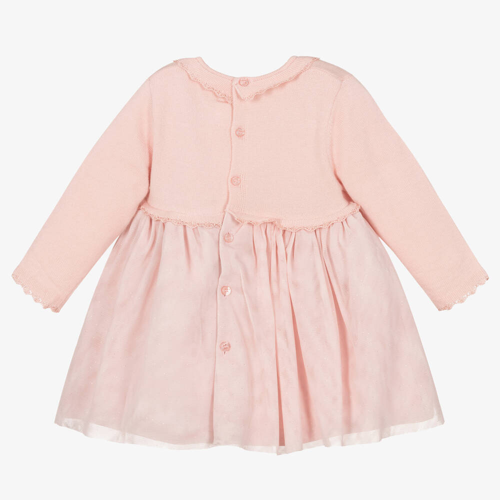 Mayoral Newborn - Baby Girls Pink Dress | Childrensalon Outlet Mayoral Newborn - Baby Girls Pink Dress | Childrensalon Outlet