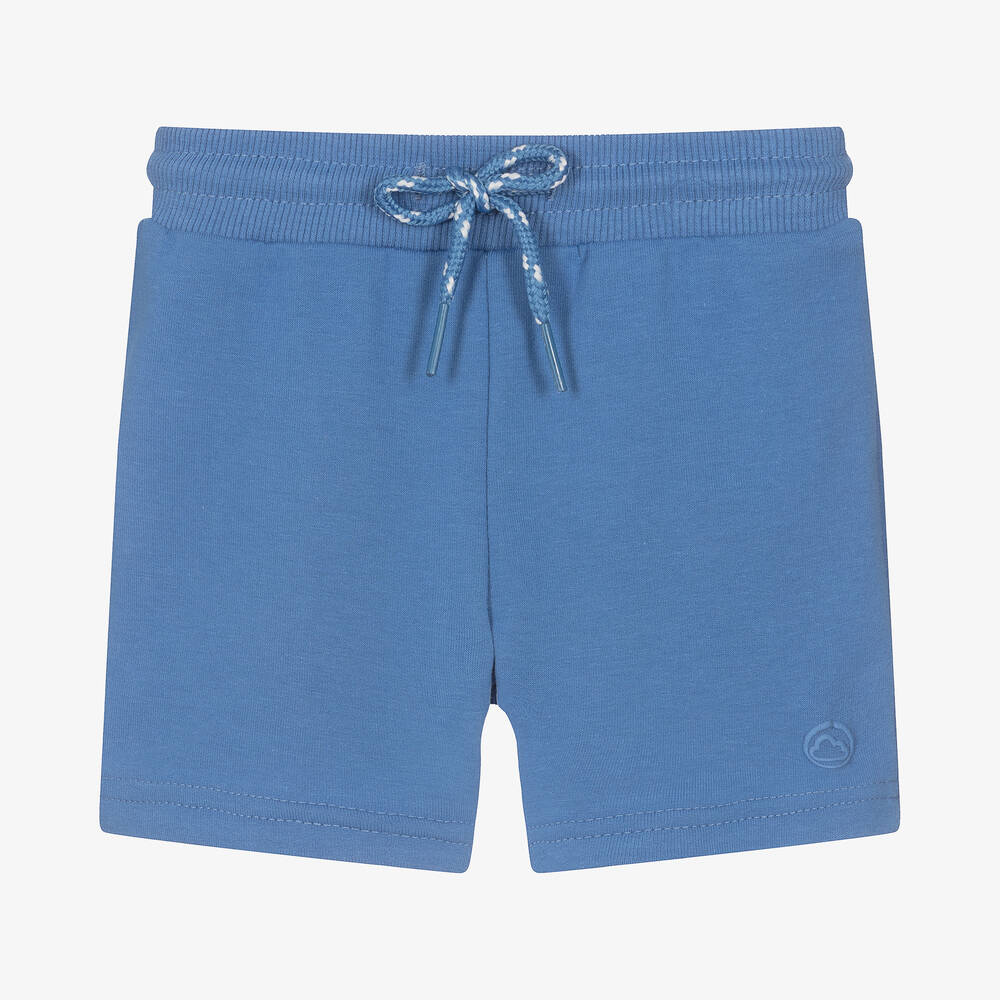 Mayoral - Boys Blue Cotton Jersey Shorts | Childrensalon Outlet