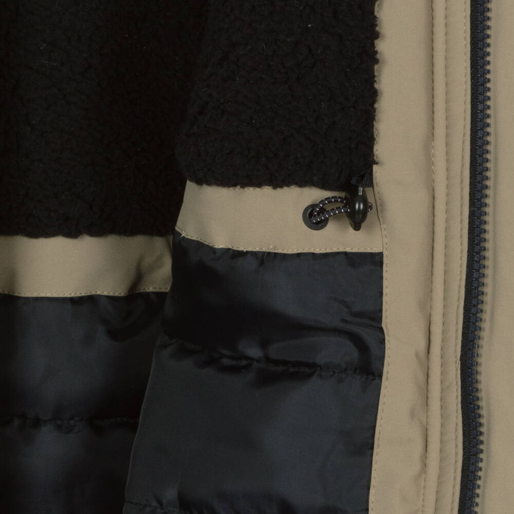 Mayoral Nukutavake - Boys Khaki Green Coat | Childrensalon Outlet