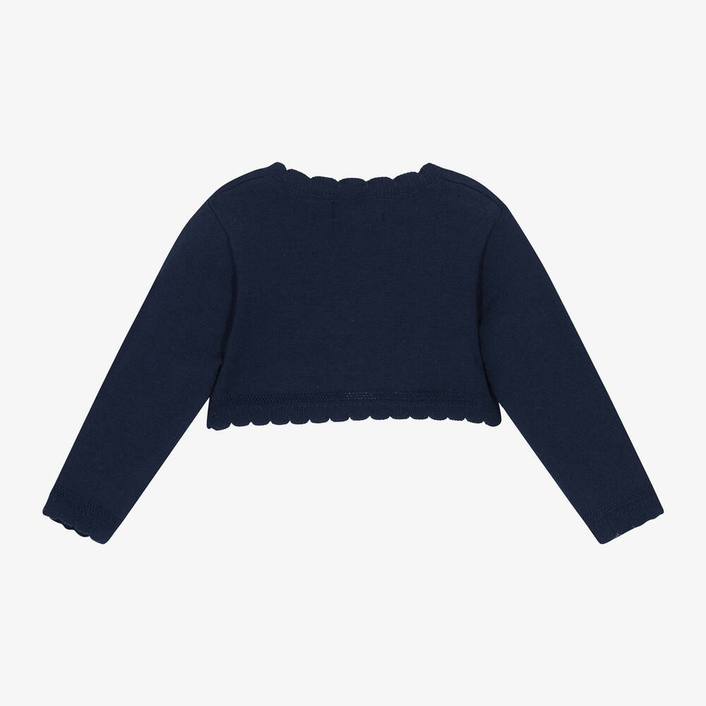 Girls navy cardigan store