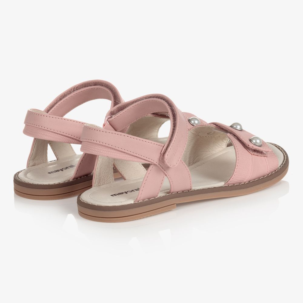 Mayoral - Teen Girls Pink Pearl Sandals | Childrensalon Outlet