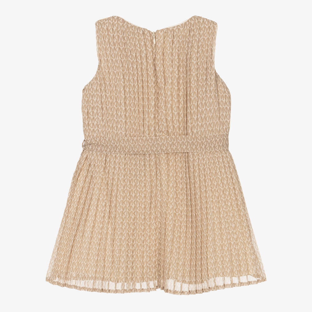 Michael Kors Kids - Robe plissée en mousseline fille | Childrensalon Outlet