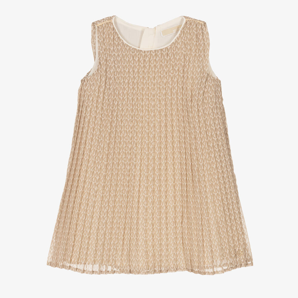 Michael Kors Kids - Robe plissée en mousseline fille | Childrensalon Outlet