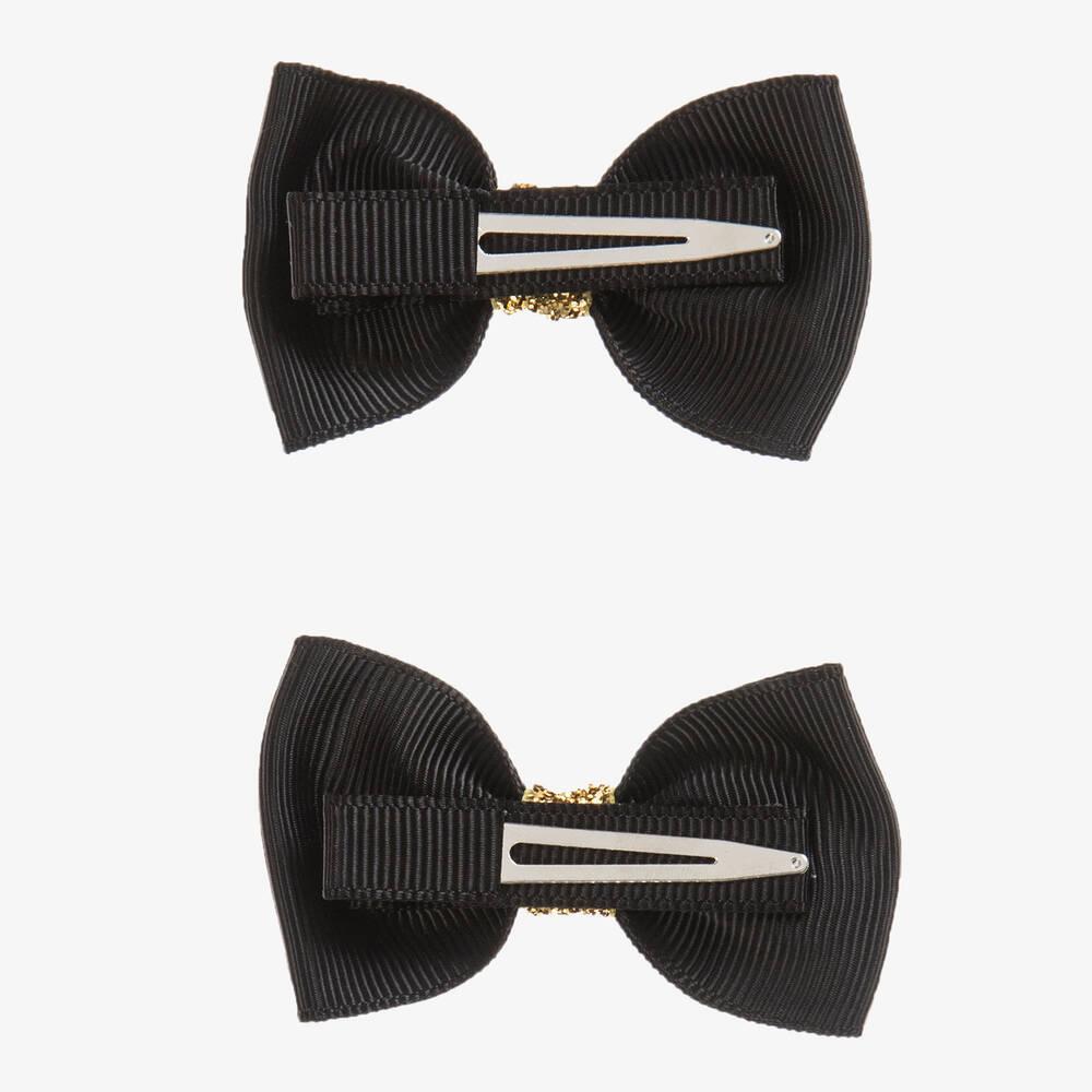 Milledeux - Black Hair Clips (2 Pack) | Childrensalon Outlet