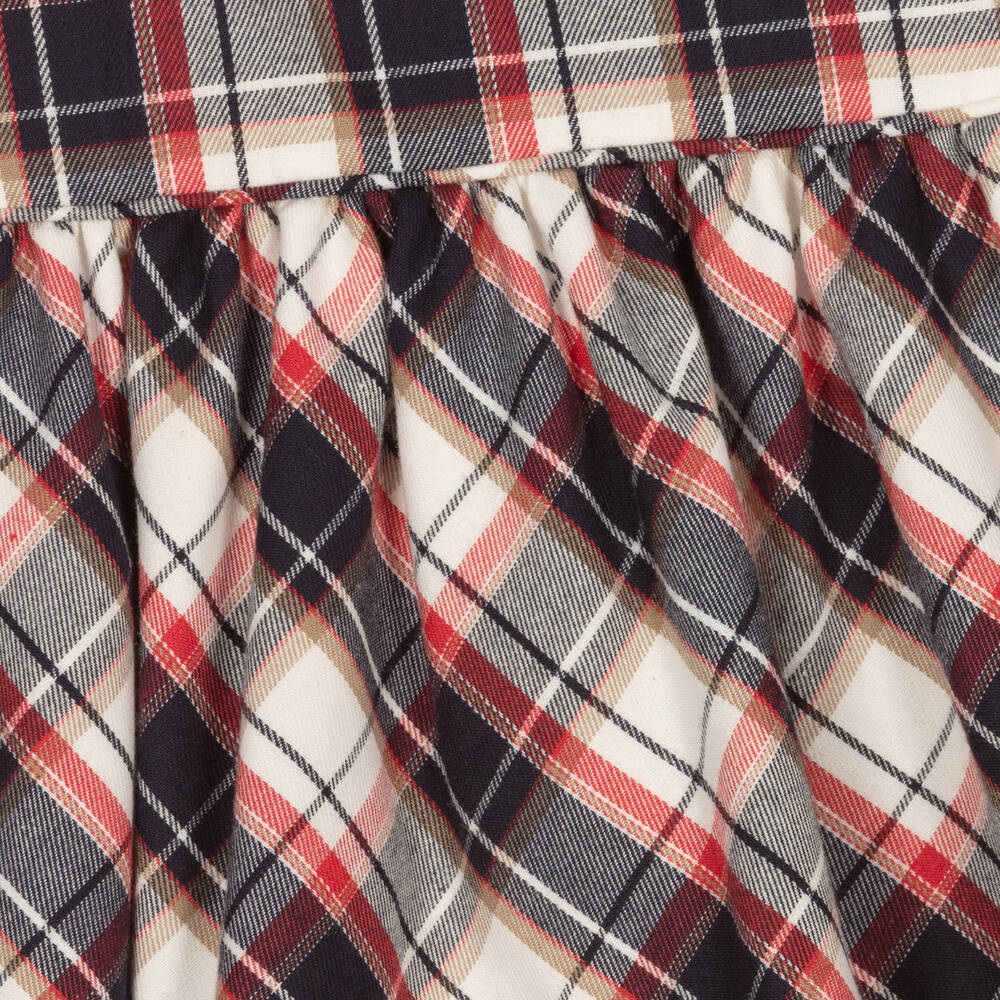 Miranda - Girls Blue & Red Tartan Dress | Childrensalon Outlet