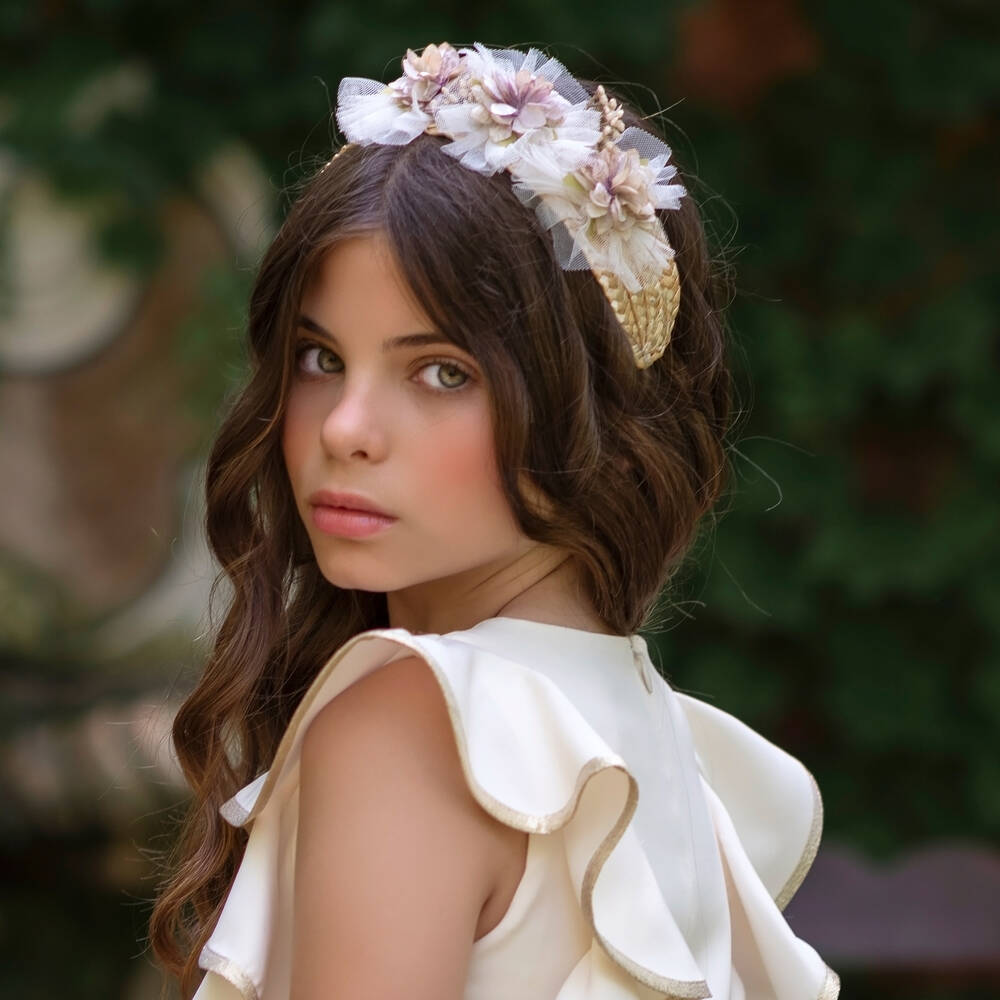 Flower hair band for girl store