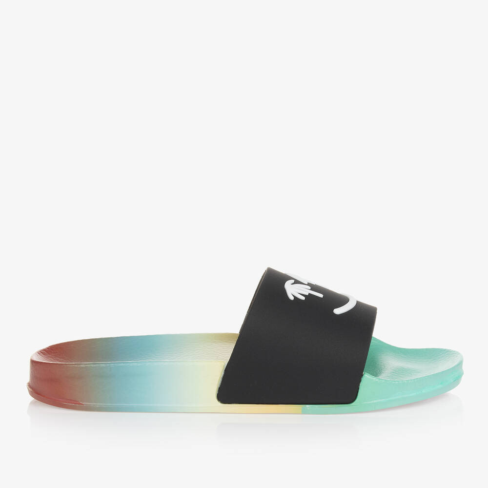 Molo - Teen Black Smiling Face Sliders | Childrensalon Outlet