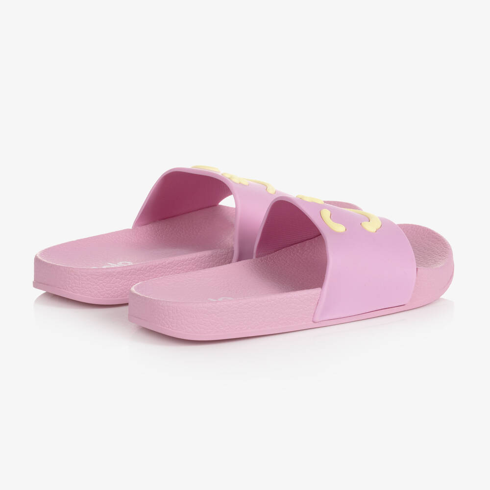 Molo - Teen Pink Smiling Face Sliders | Childrensalon Outlet